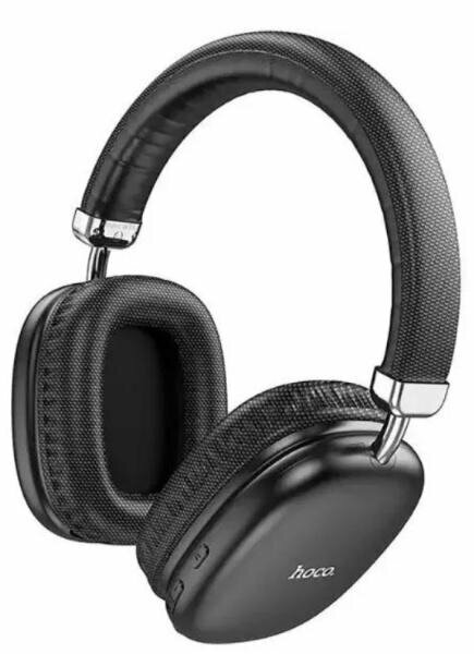 Наушники Bluetooth HOCO W35 BT5.3, 3.5 мм, MicroSD, накладные, черные, EU
