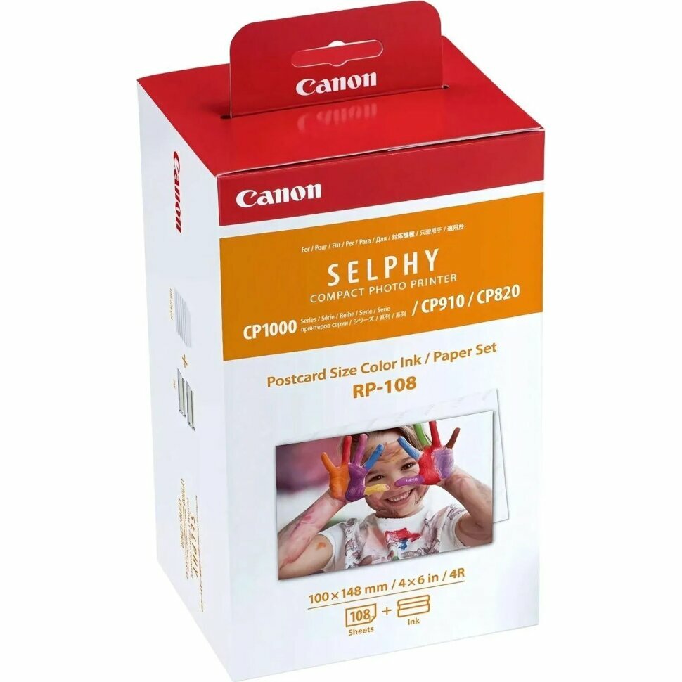 Картридж струйный Canon RP-108 8568B001 белый для Canon Selphy CP1200, 1619645