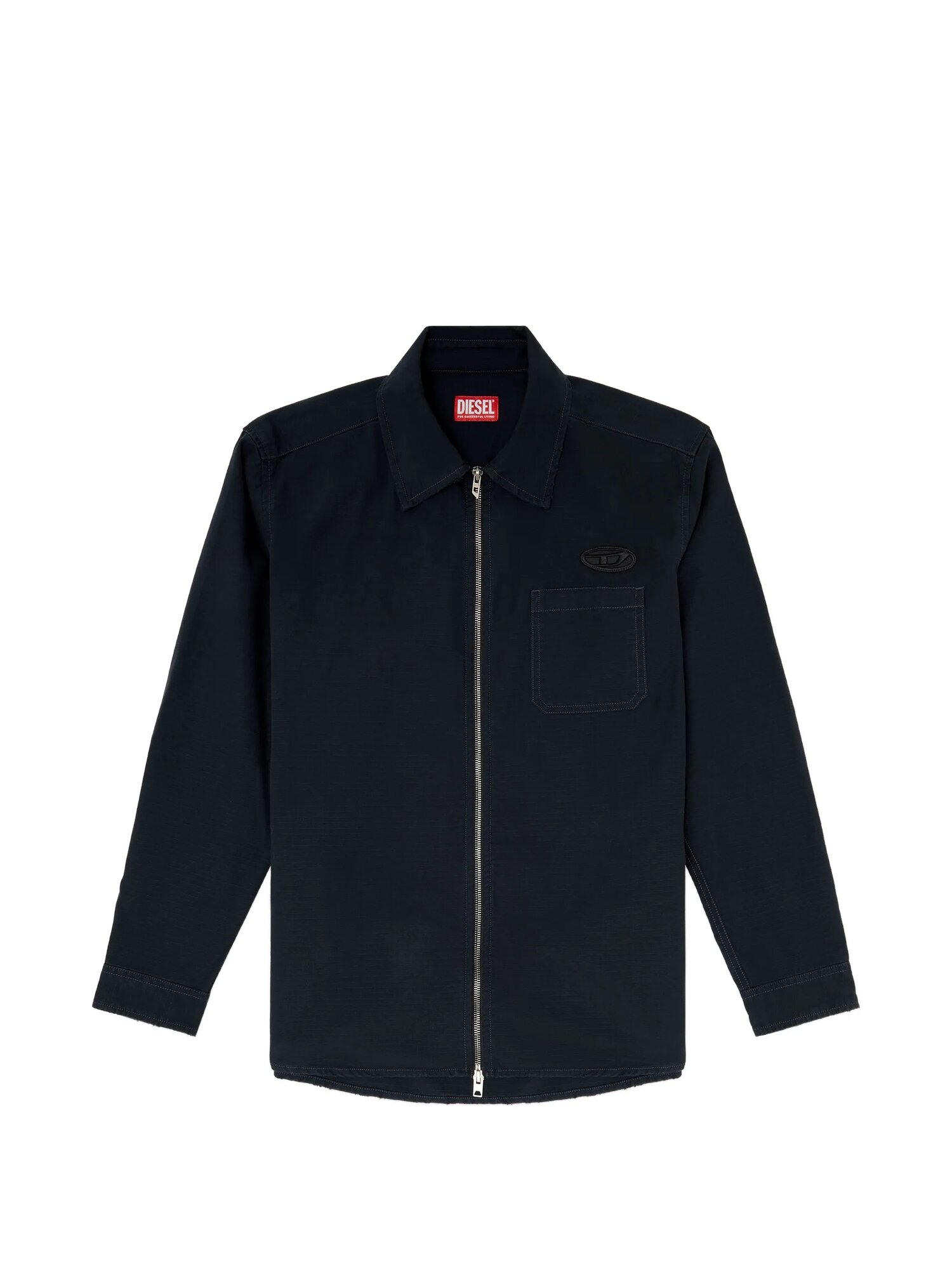 Рубашка Oval D logo zip-up shirt