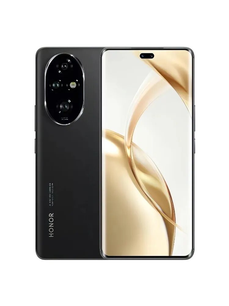 Honor Смартфон Honor 200 Pro, CN 12/512 ГБ, русского, 5G, поддержка Google, NFC, черный(black)