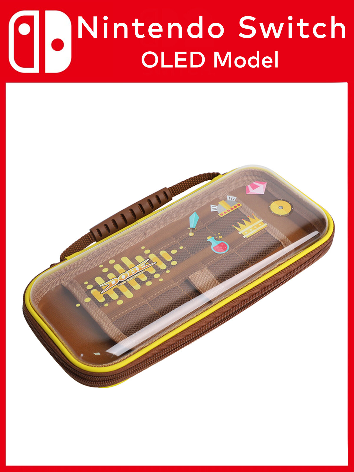 Защитный чехол-сумка DOBE для Nintendo Switch OLED (iTNS-1157Y), Жёлтый