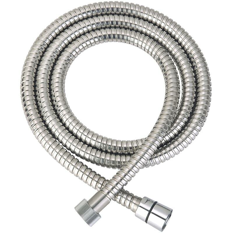 Шланг для душа WesnaArt SH100-200 хром, 200 см, металлическая оболочка