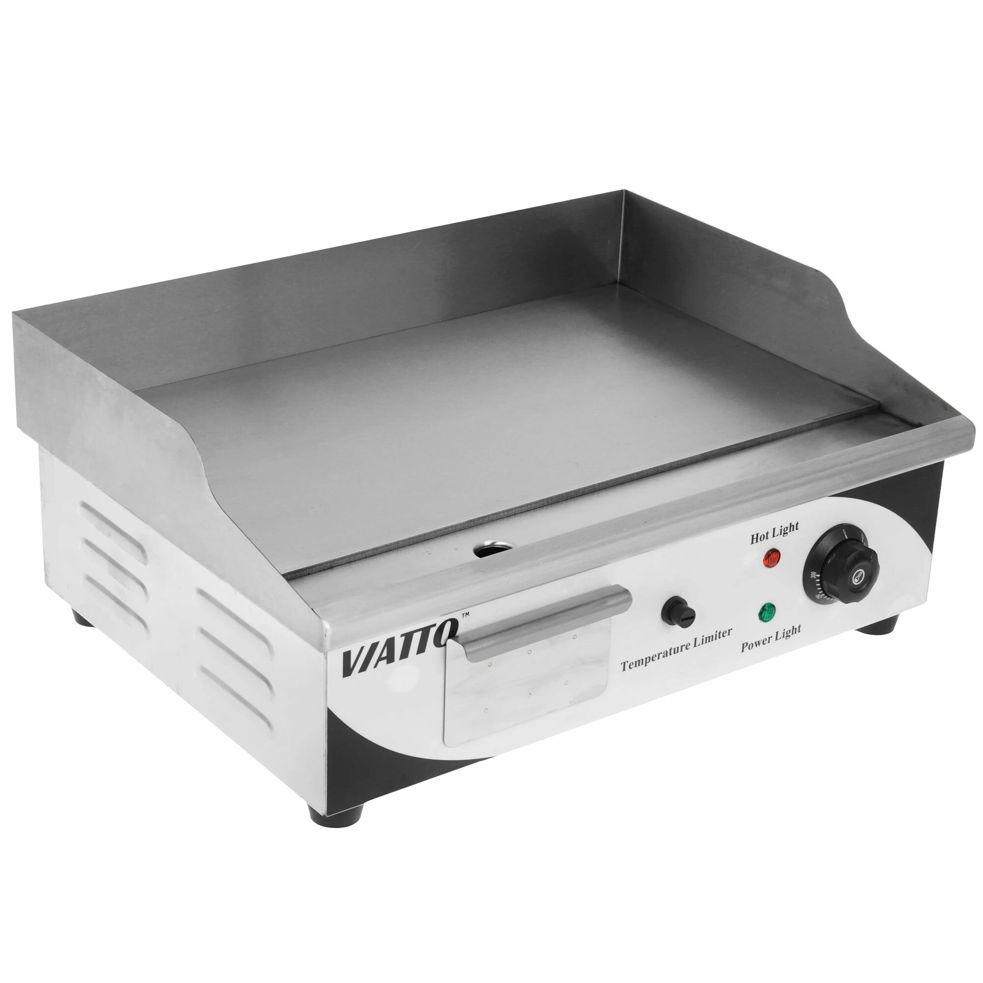 Жарочная поверхность Viatto VA-EG-818A, нержавеющая сталь, серебристая, 3 кВт