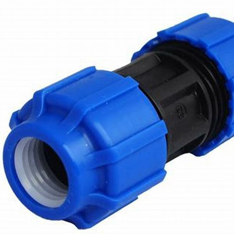 Муфта-фланец обжимная BLUEseal для труб ПНД 63 × 2, PN 16