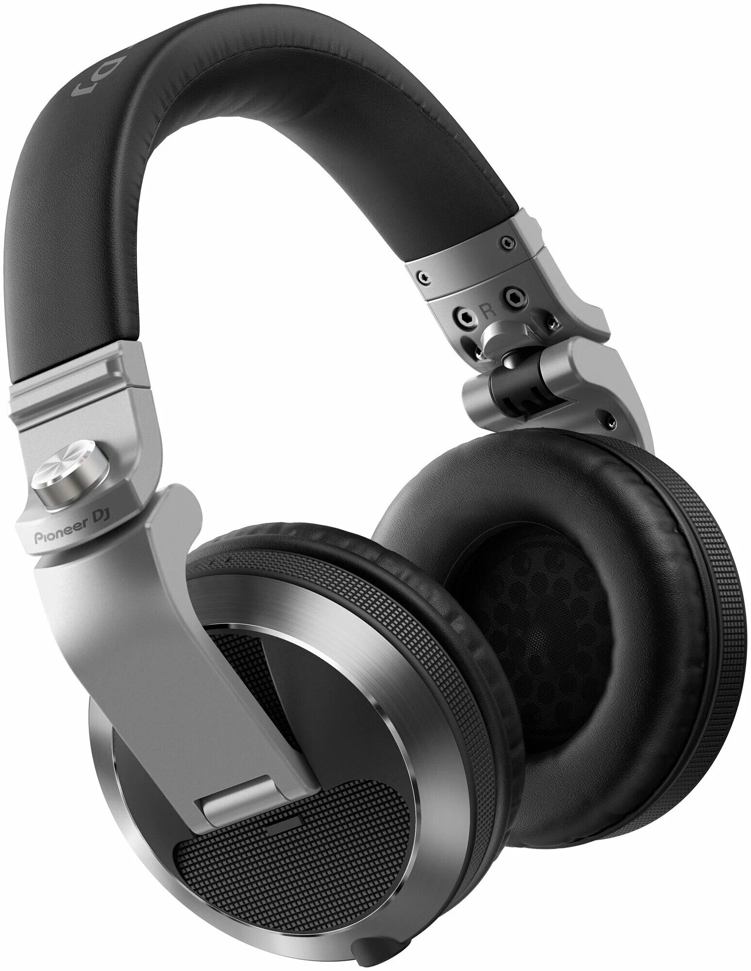 Наушники Pioneer DJ HDJ-X7, съемный кабель, мини-разъем, 50мм динамик, цвет серебристый