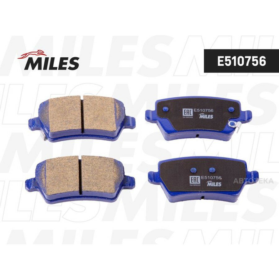 Колодки тормозные CHERY TIGGO 5x/ 8 PLUS/ EXEED TXL зад. Ceramic PRO MILES E510756