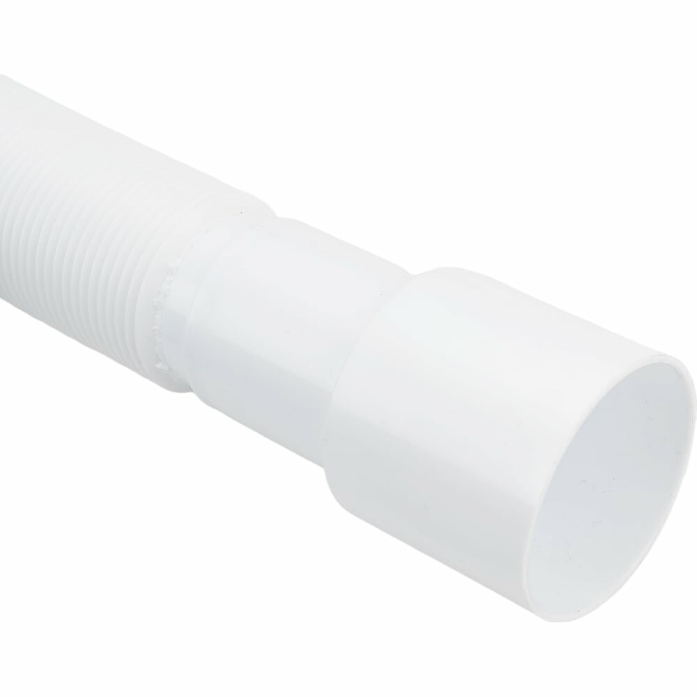 Сифон VIRPLAST мини Элит 1.1/2 х40/50 с литым выпуском, нерж. чашкой 70мм и гибкой трубой 100311 30980676 — фото 1