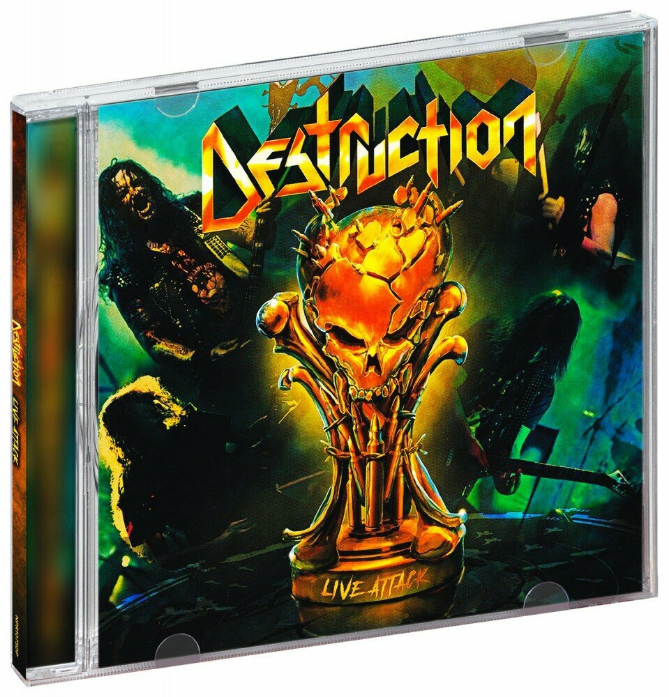 Destruction. Live Attack (2 CD) (СД диск, CD Box, Россия, Концерн "Группа Союз")