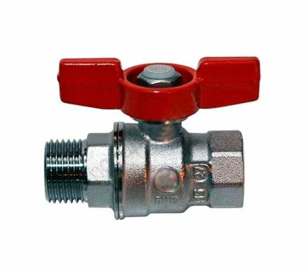 GIACOMINI Кран шаровой, 3/4" ВН, хромированный, Gia R854X024