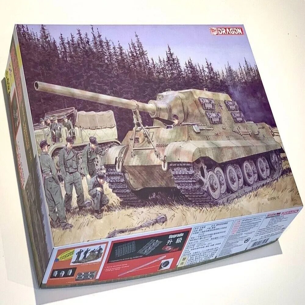 DRAGON 6493 1/35 Sd Kfz 186 Jagdtiger Производственный тип W / Zimmerit Набор моделей