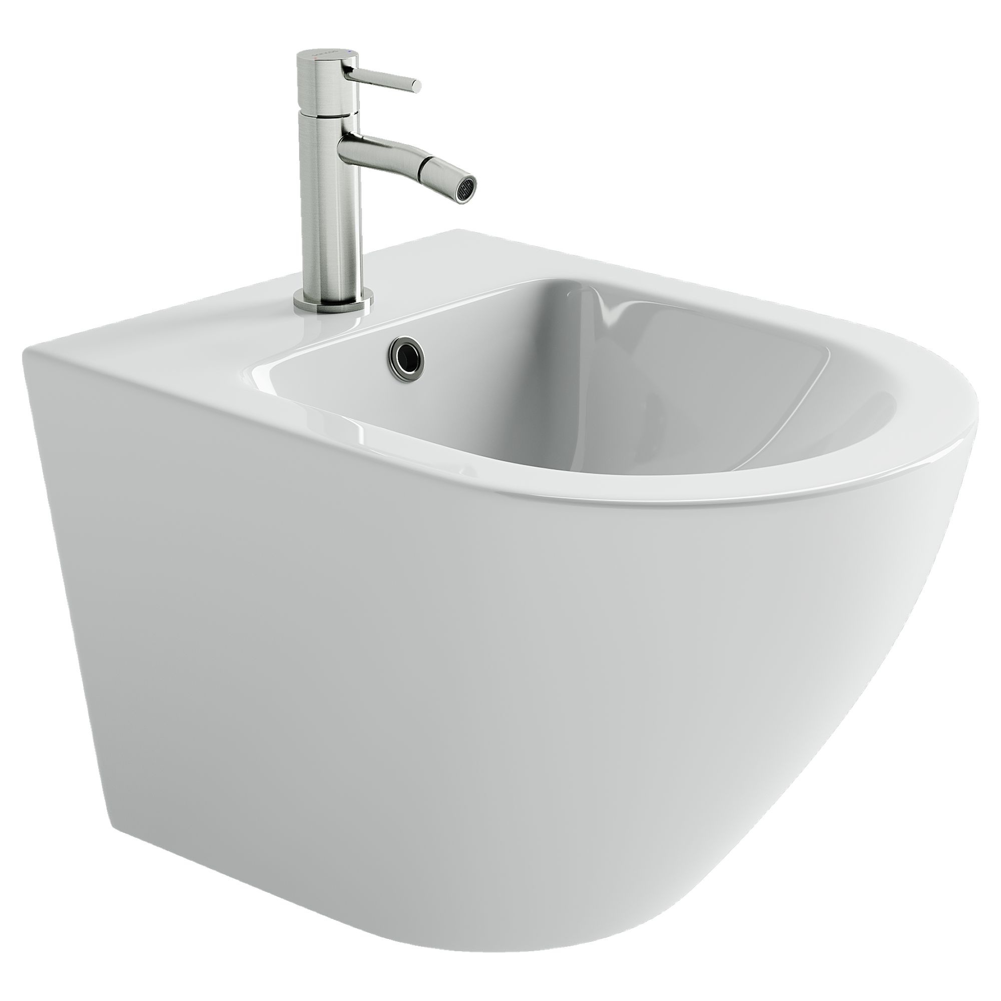 Биде Ceramicanova Альба (Alba) CN11006 подвесное цвет Белый