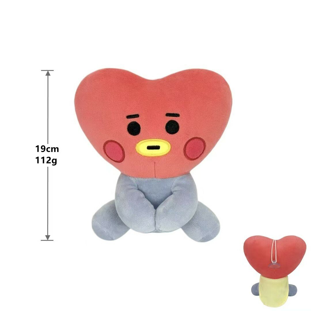 Очаровательная коллекция мягких игрушек-кукол BTS BT21: Тата, Куки, Чимми, Коя, Шуки и Манга