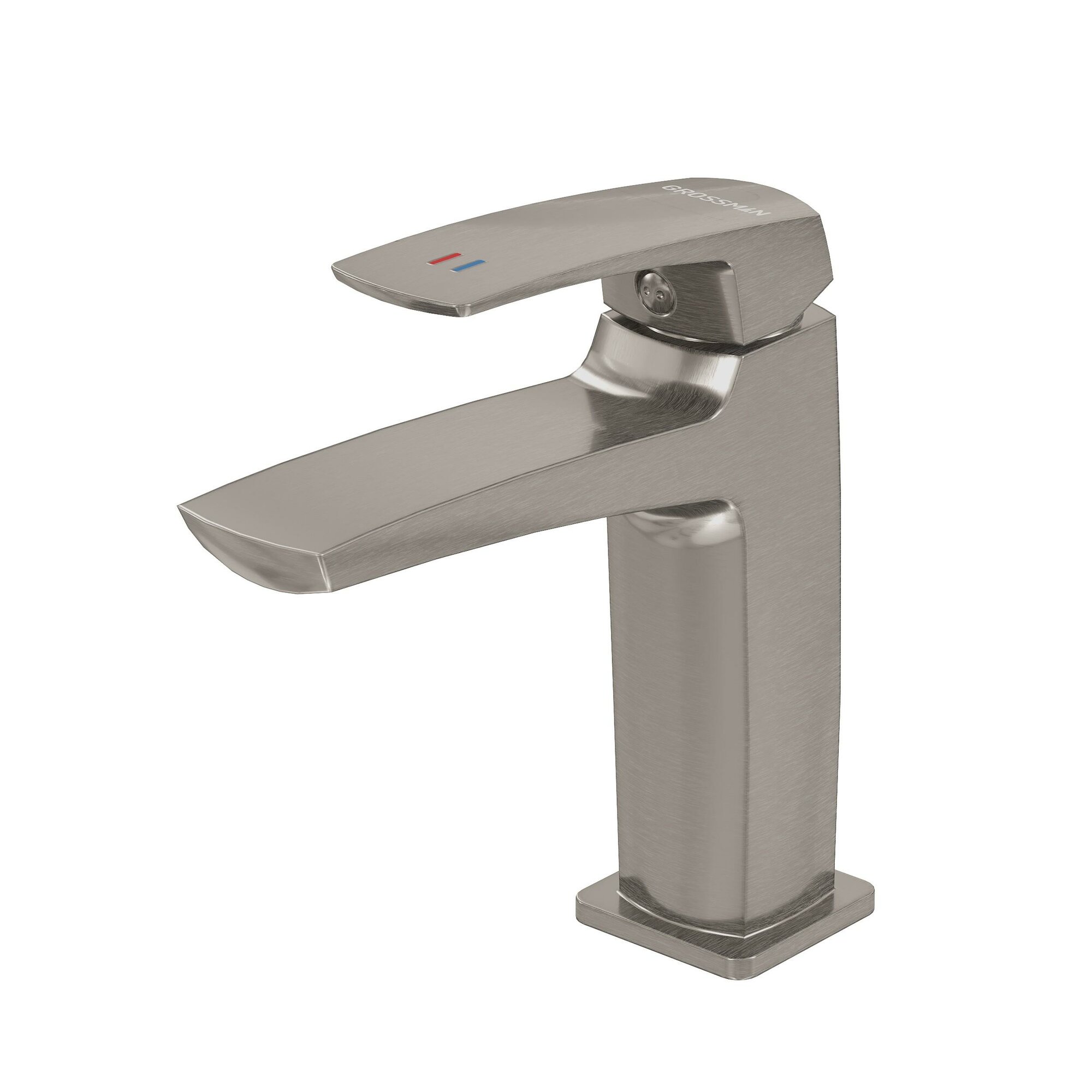 Смеситель для раковины Grossman Mercury 510. K35.10.120 цвет Никель брашированный