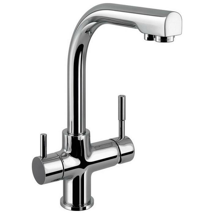Смеситель для кухни Rav Slezak Seina Joystic SE918.5 хром, с краном для питьевой воды, рычажный, латунь