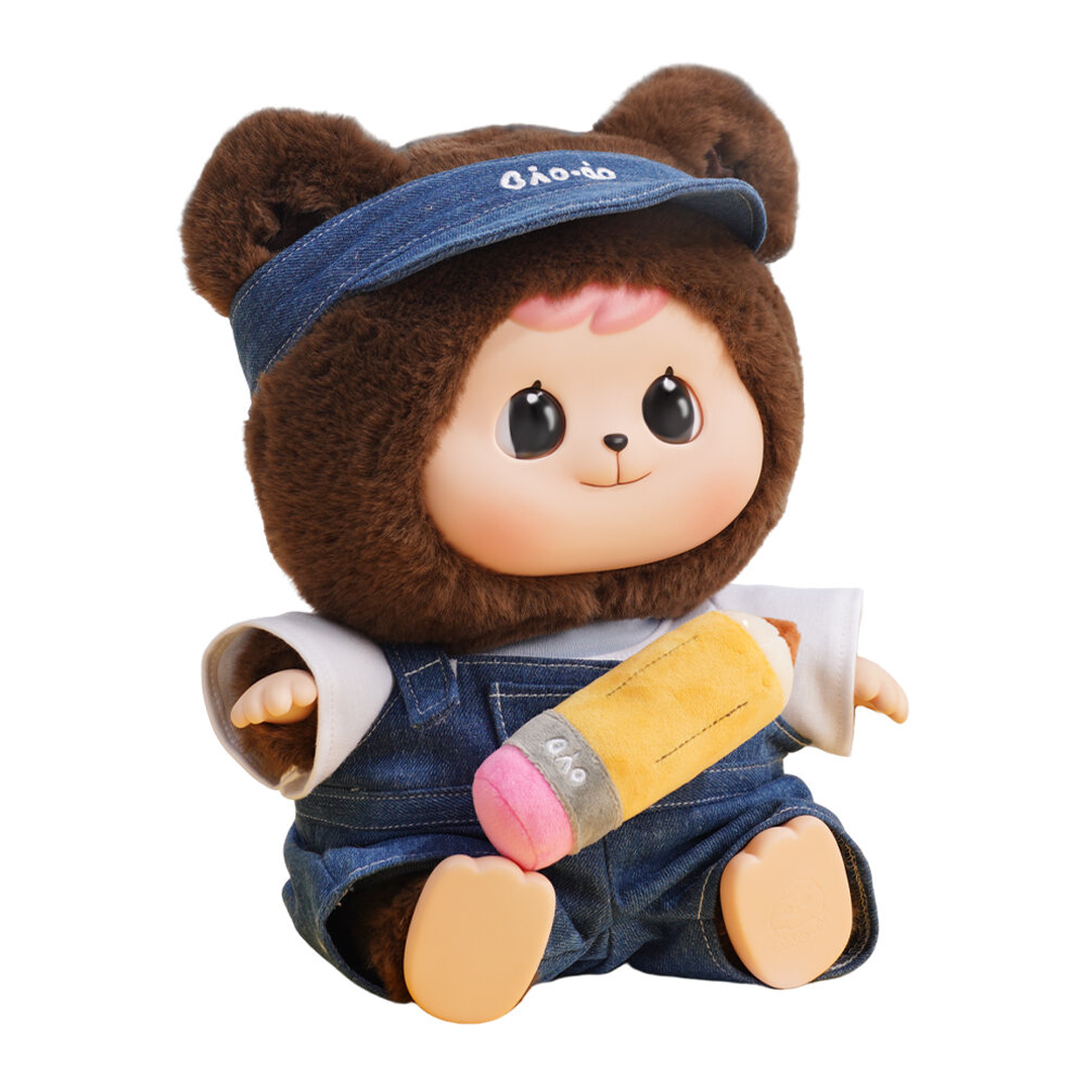 Плюшевые секретные коробочки унисекс CQTOYS Baoao 400% Big Dream Collection, Confirmed-Great Painter (Blue) (Open, Unopened Bag)