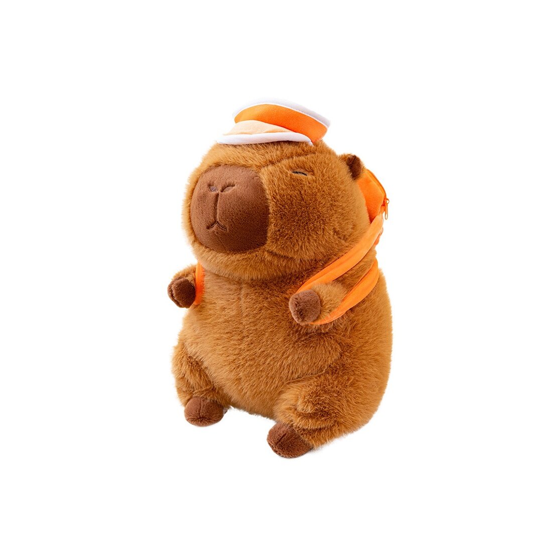 Капибара плюшевая унисекс MENGMENGBUNNY Basketball Backpack Capybara, 26CM EU