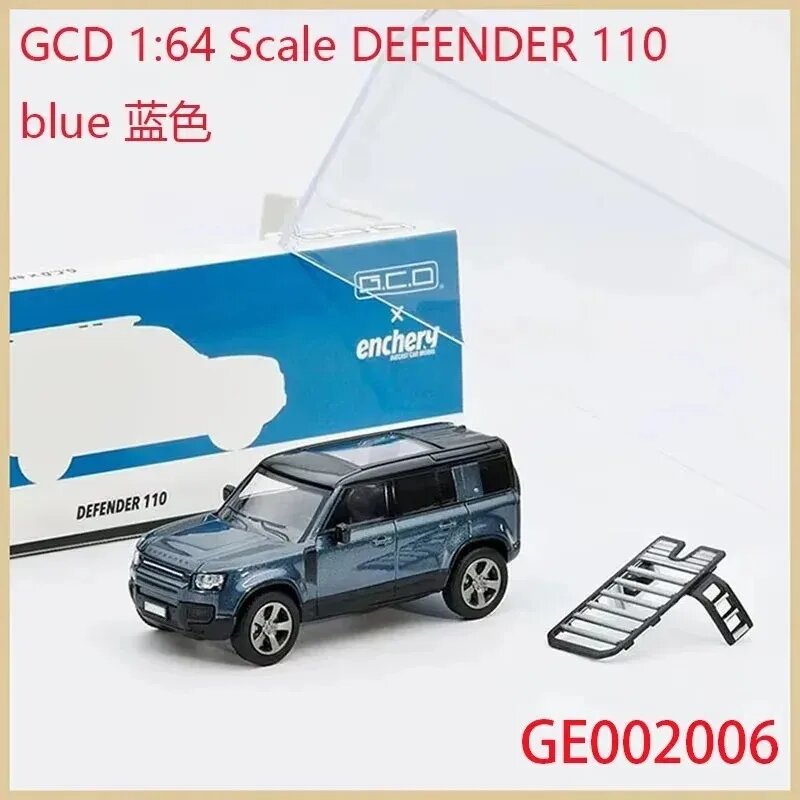 Модель автомобиля GCD X Enchery DEFENDER 110 в масштабе 1:64, классическая, из сплава, для blue
