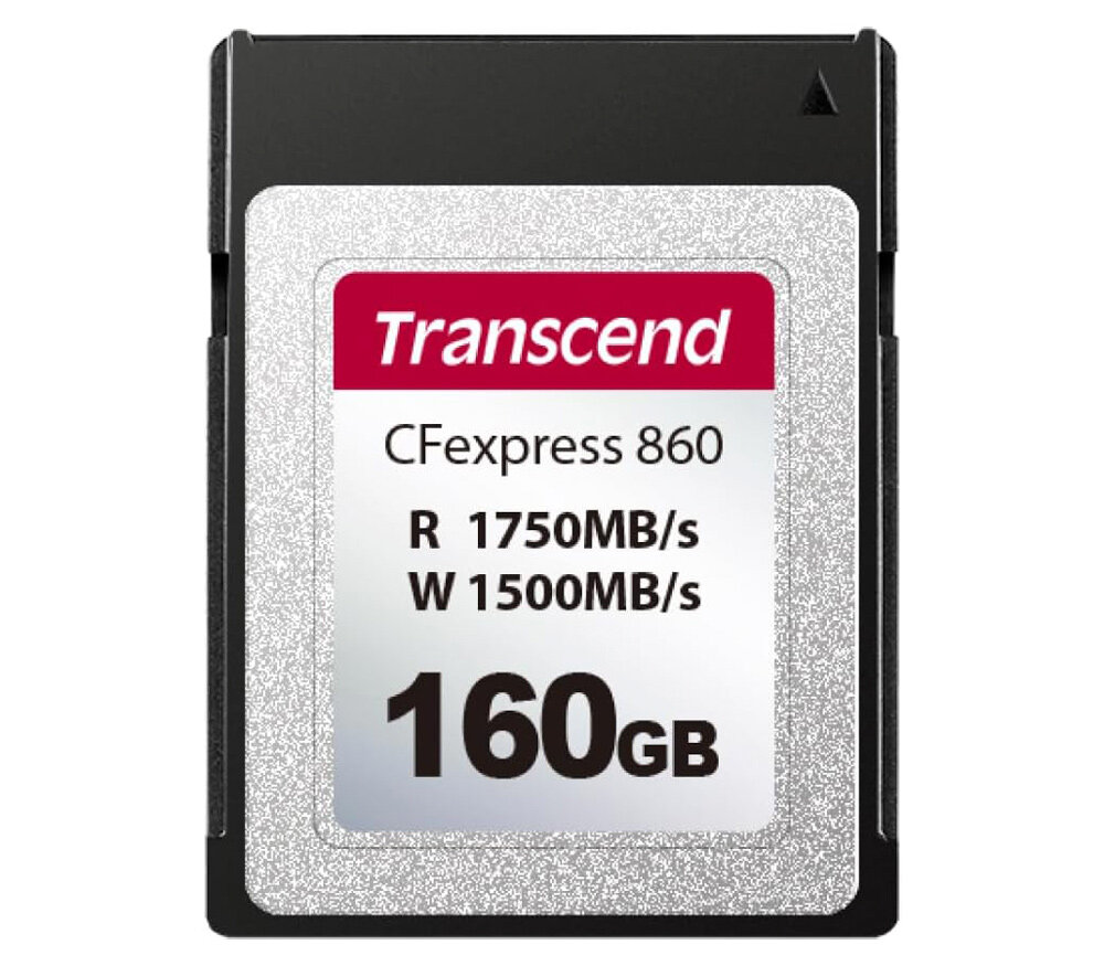 Карта памяти Transcend CFexpress Type B 160GB CFE860 Gen3x2, SLC mode