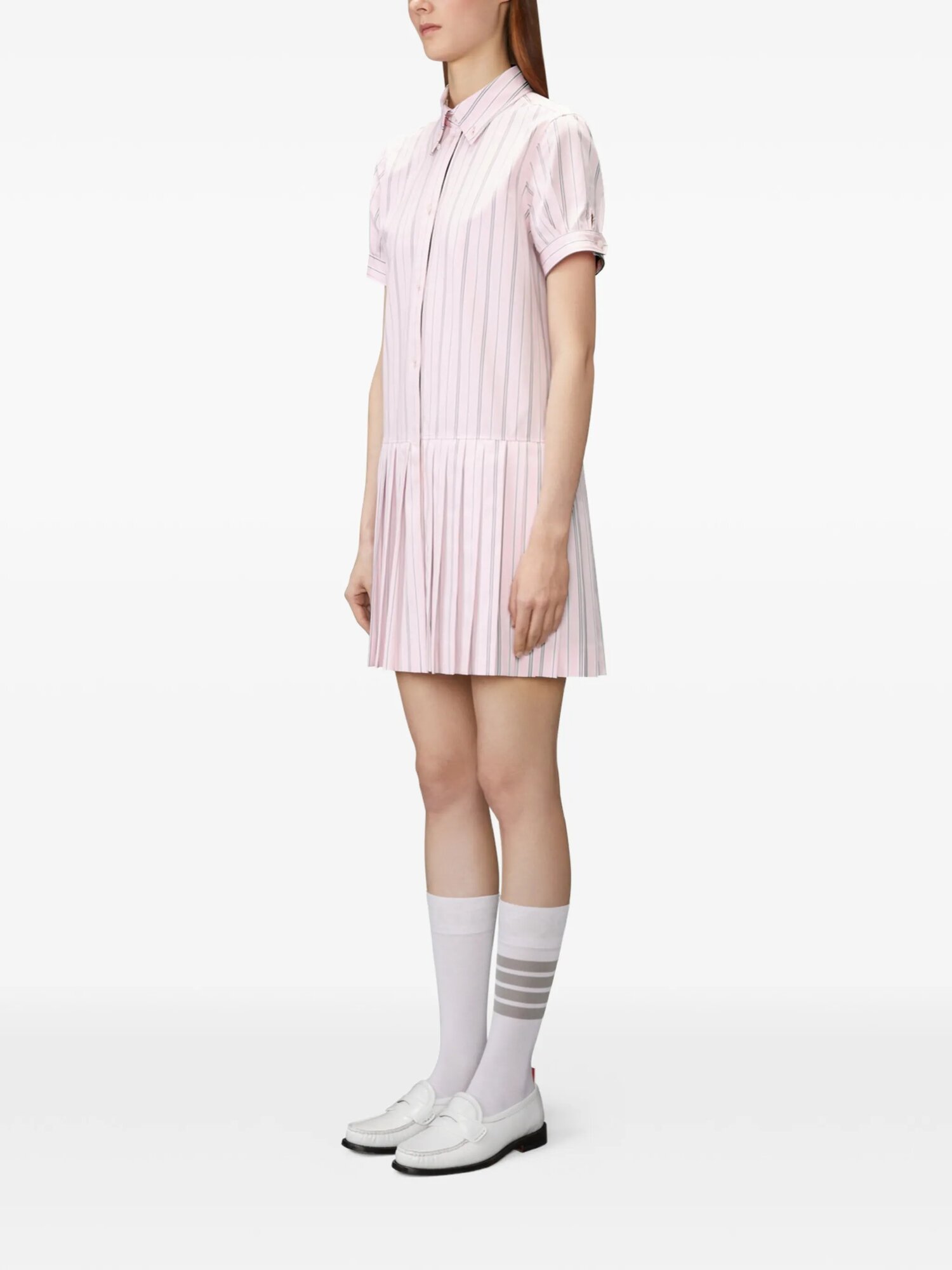 Платье THOM BROWNE, размер 46, коралловый/розовый — фото 1