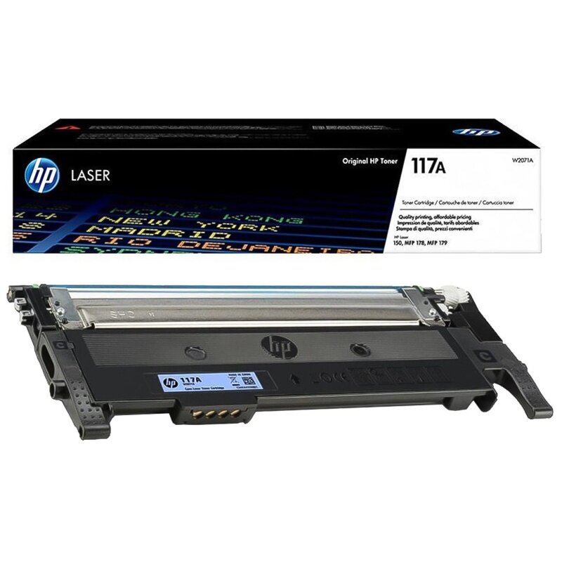Тонер-картридж HP "HP 117A", голубой, для 150/MFP 178/179 (W2071A)