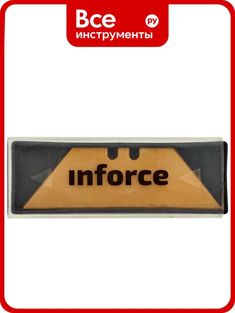 Лезвия трапециевидные титановые 10 шт/уп Inforce 11-03-11, для технических