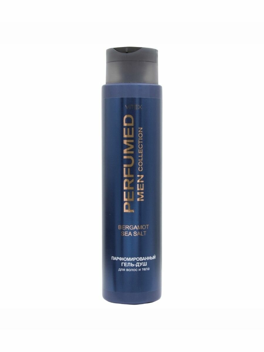 Biтэкс Гель-душ для волос и тела BERGAMOT SEA SALT PERFUMED MEN, 400 мл