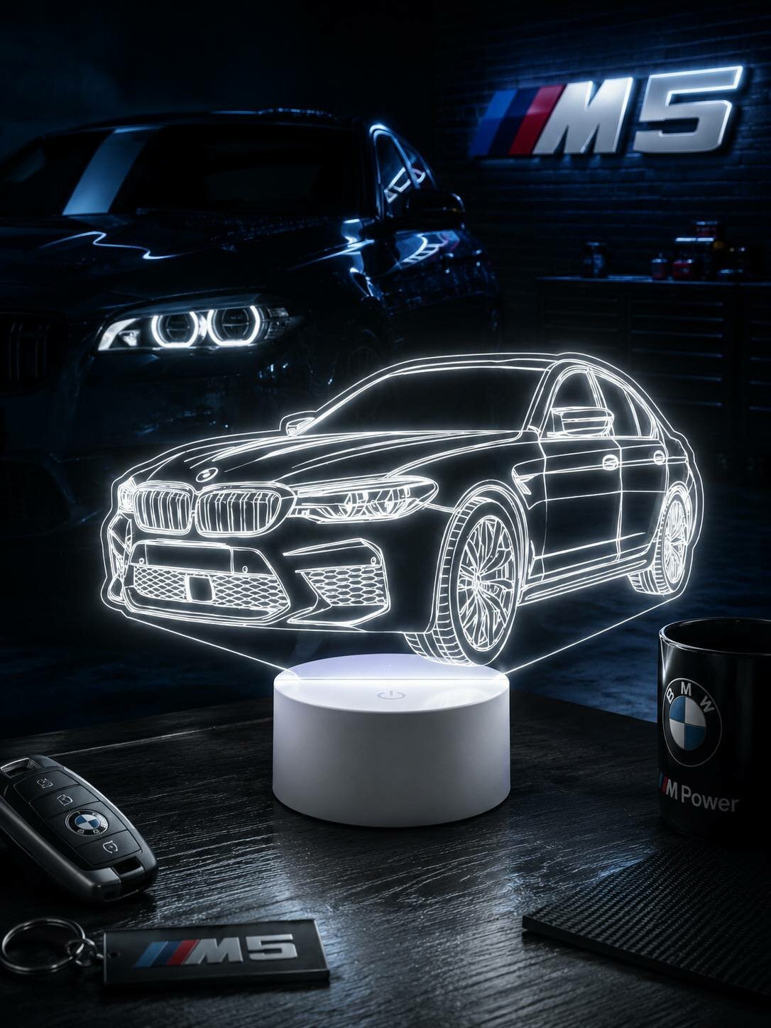 3D-Светильник BMW M5 — фото 1
