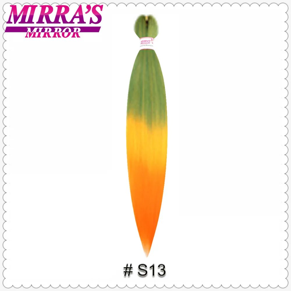 Синтетические косы Mirra's Mirror 28 дюймов разноцветные S13