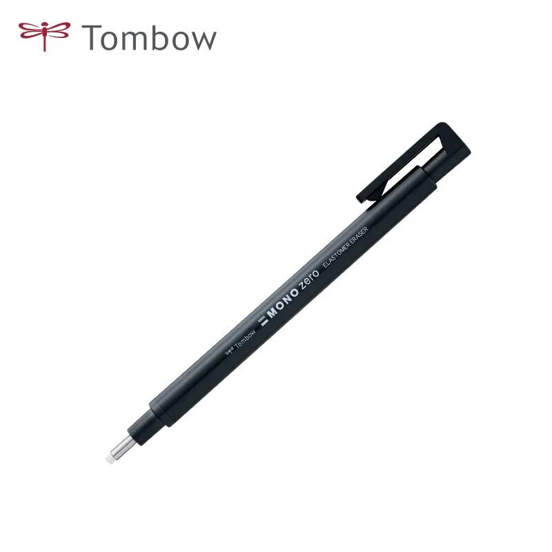 Ластик Tombow MONO zero Круглый квадратный наконечник Нажимной механизм Замена картриджа EH Для рисования и хайлаита Японское качество-rotundity