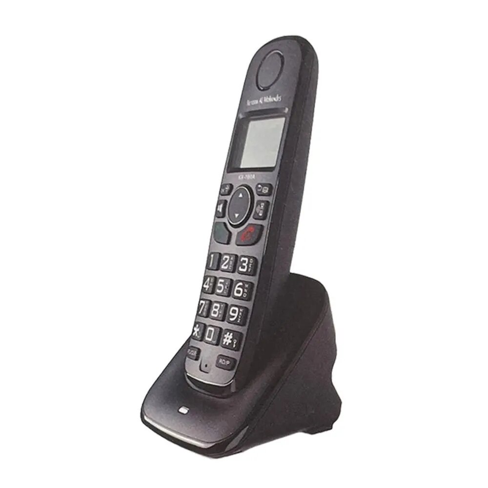Беспроводной телефон с технологией DECT 6.0, подсветкой клавиатуры и определителем номера, 1 трубка, Европейские правила