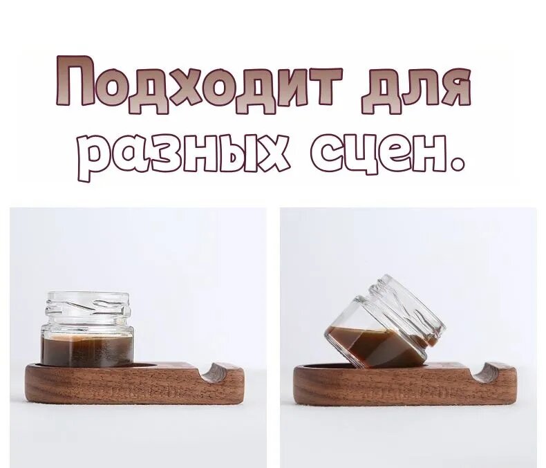 Держатель для пера, подставка из дерева и баночка для туши, шоколадный цвет, арт. 2998515380 — фото 1