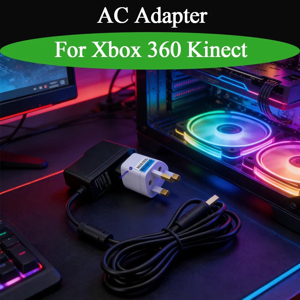 Адаптер питания для Xbox 360 Kinect mbchips AC-021 EU PLUG — фото 1