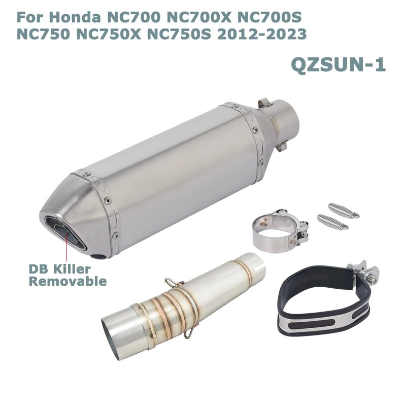 Глушитель Slip-On Honda NC700/750S/X 2012-2023, QZSUN-1
