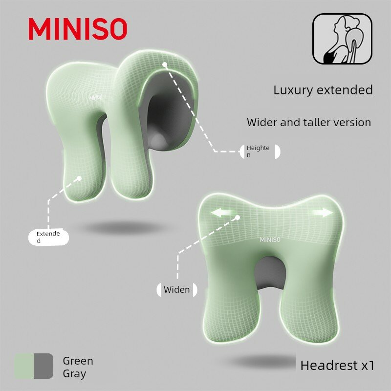Подушка для сна Miniso: офисная подушка для отдыха, подушка-подголовник для стула, подушка для поддержки шеи из пены с