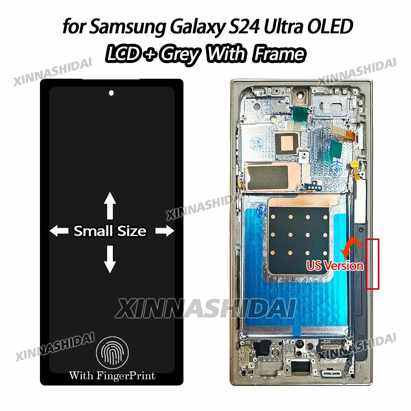 Samsung Galaxy S24 Ultra OLED, US grey With Frame