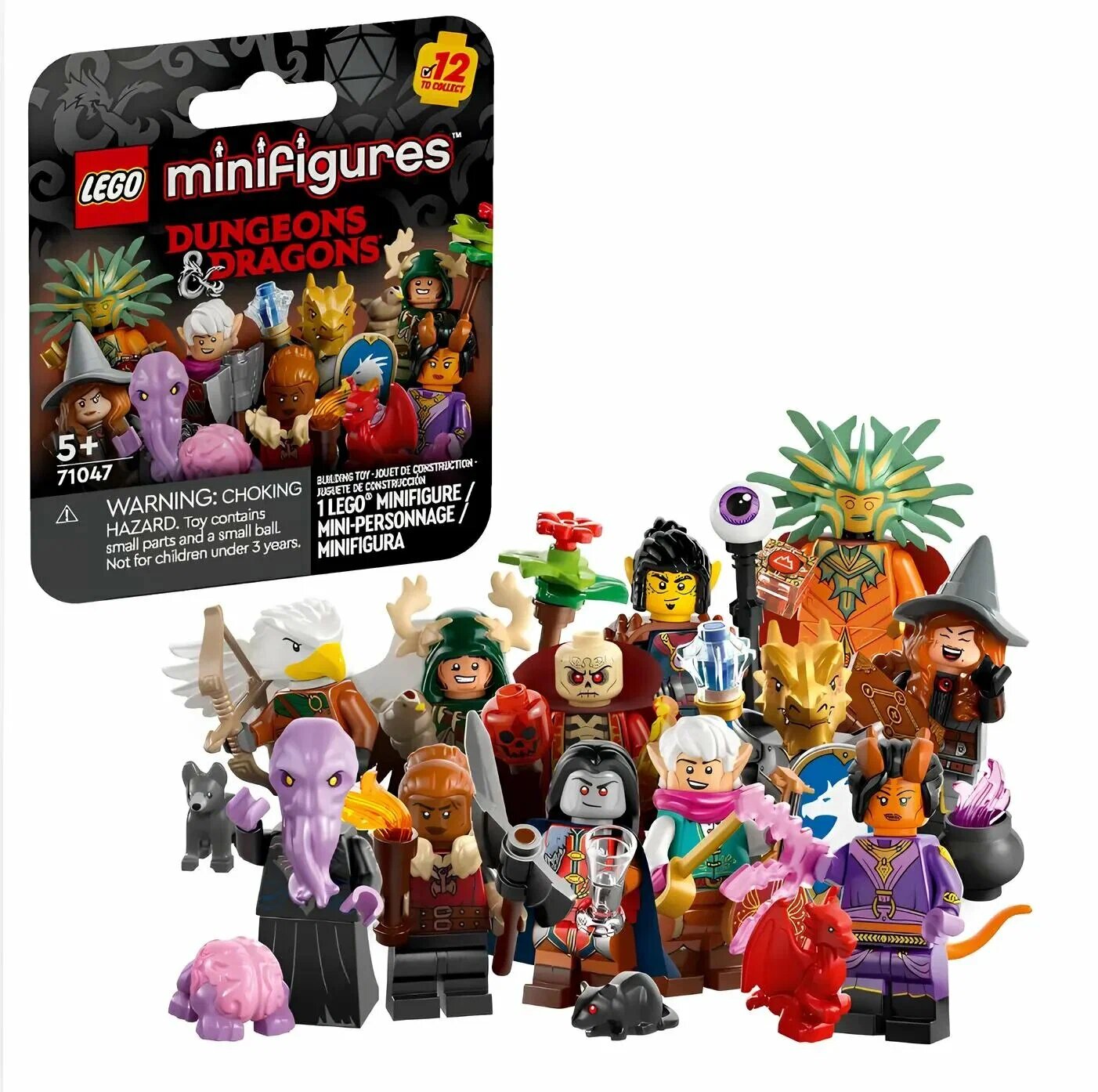 Минифигурки LEGO 71047 Полная коллекция Dungeons & Dragons (Сет из 12 разных минифигурок)