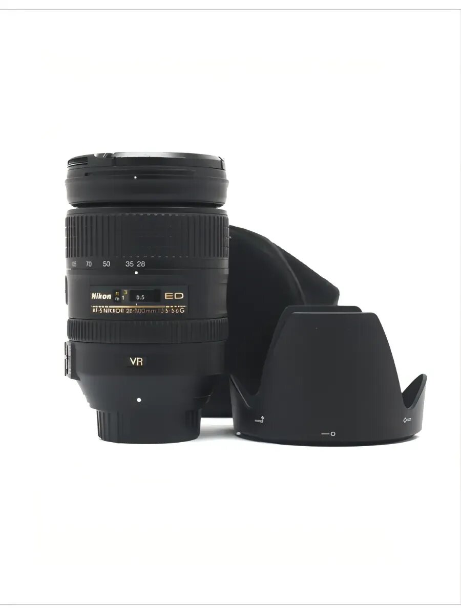 Объектив Nikon Nikkor 28-300 mm f/3,5-5,6G ED VR, AF-S, черный
