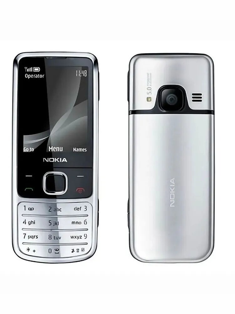 Nokia 6700 Classic серебристый - легендарный мобильный телефон в металлическом корпусе с камерой 5 Мп, чехол в подарок