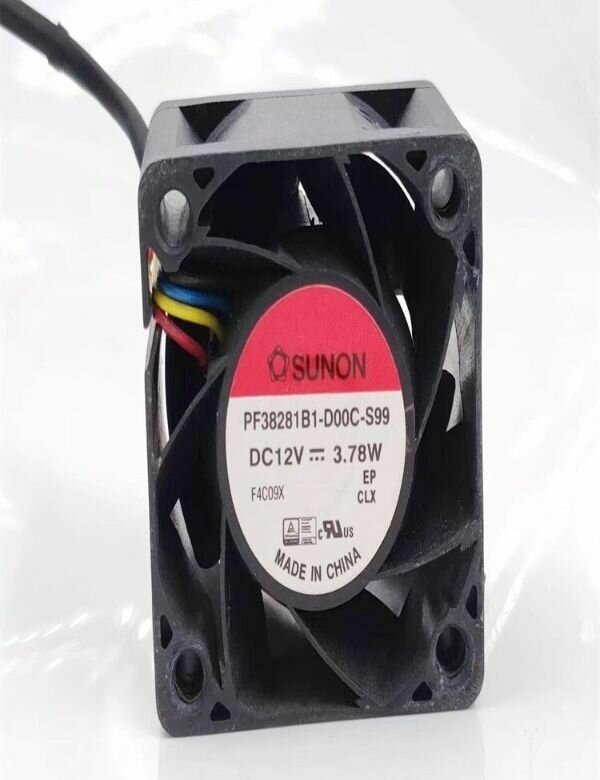 SUNON PF38281B1-D00C-S99 DC12V 3.78W 3.8см 3828 4 провода вентиляторы -