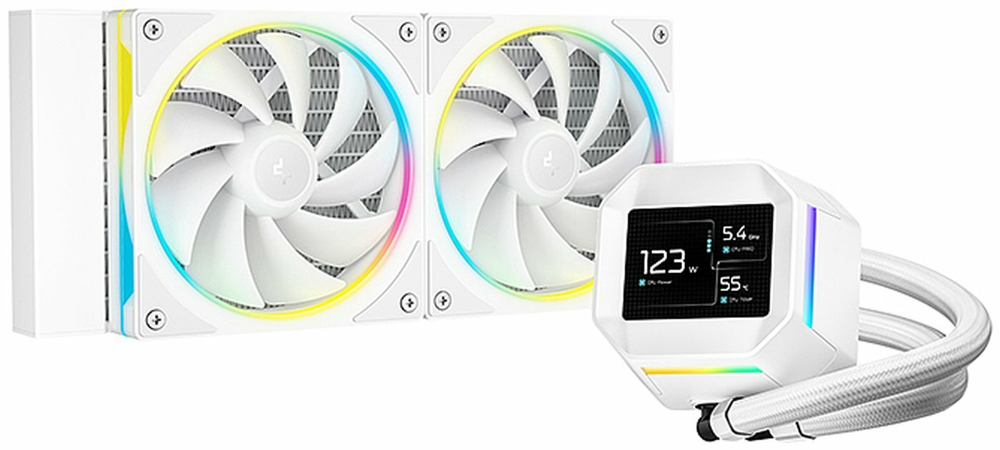 СЖО для процессоров Deepcool LM240 ARGB White (R-LM240-WHDMMC-1)