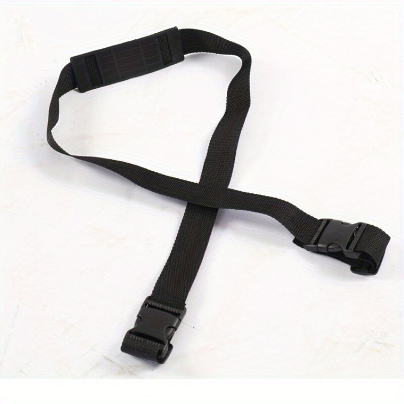 Регулируемый плечевой ремень из нейлона для переноски складных скейтбордов, самокатов, велосипедов, балансиров, пляжных кресел и ковриков для йоги с противоскользящей накладкой, черный, 1 шт.