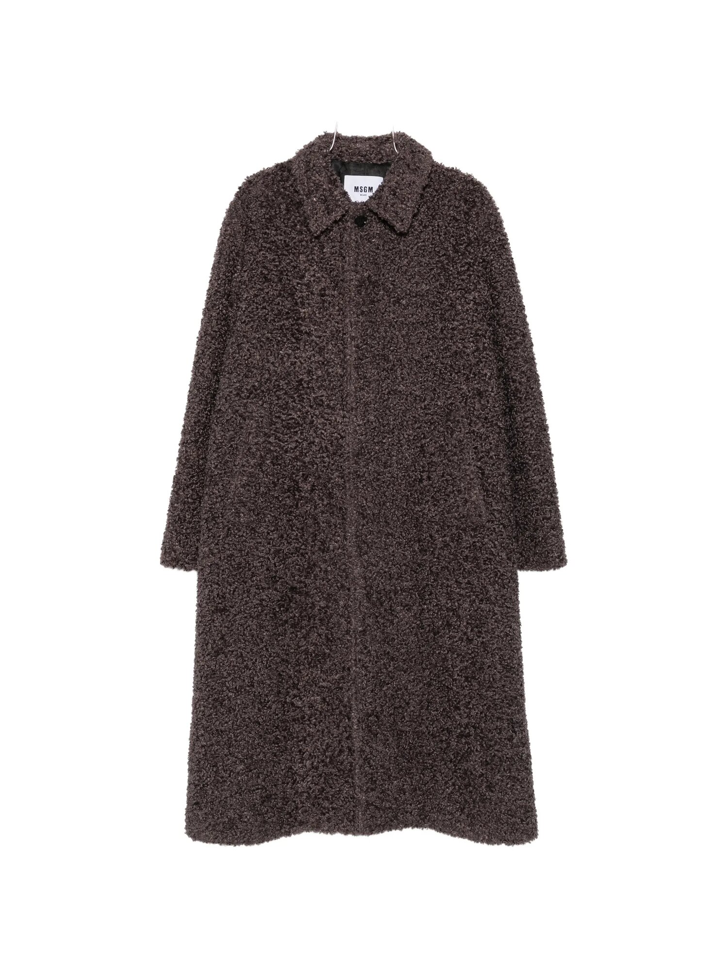 Пальто Bouclé single-breasted coat