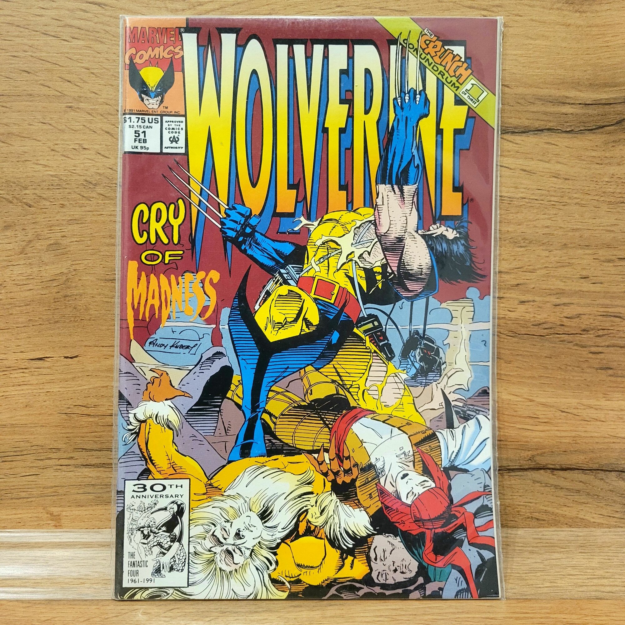 Ретро Комикс Wolverine #51. 1991 Год.
