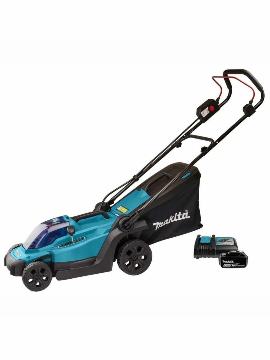 Газонокосилка аккумуляторная Makita DLM330RT 18В 33см 30л. травосборник (АКБ 5Ач и З/У)