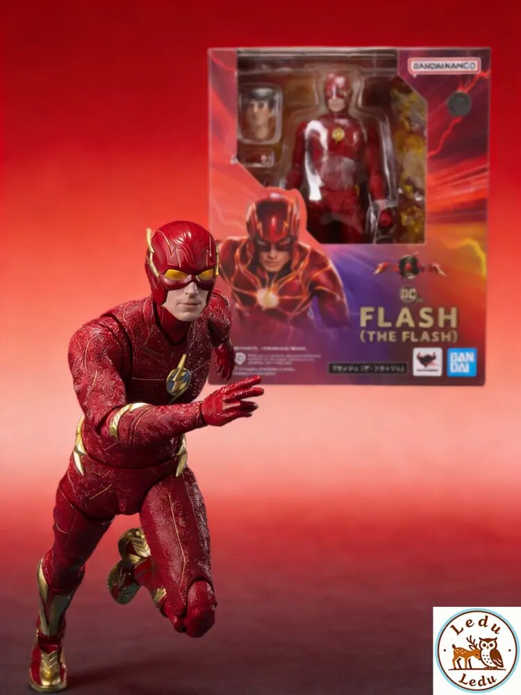 Фигурка Bandai S.H.Figuarts Флэш 15 см. DC: Флэш (The Flash). Со сменными головами и световыми эффектами