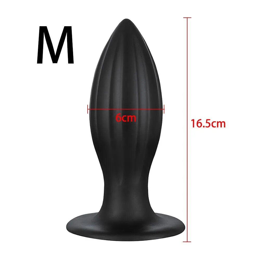 Diqimoli Анальная пробка, черный, 60 мм