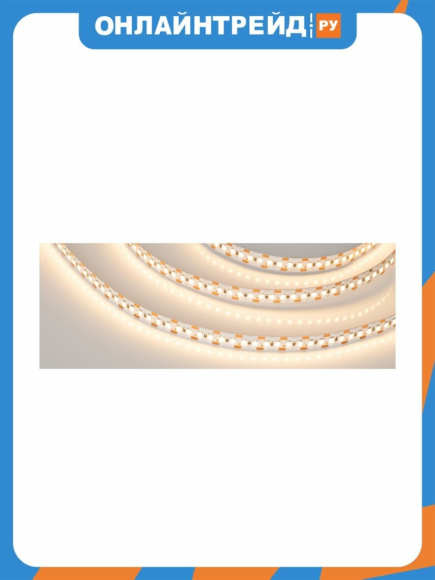 Светодиодная лента Arlight RT-A168-10mm 24V Warm3500-CX2 17.3 W/m, IP20, 2835, 5m резка 2 светод (Упаковка 5 метров)