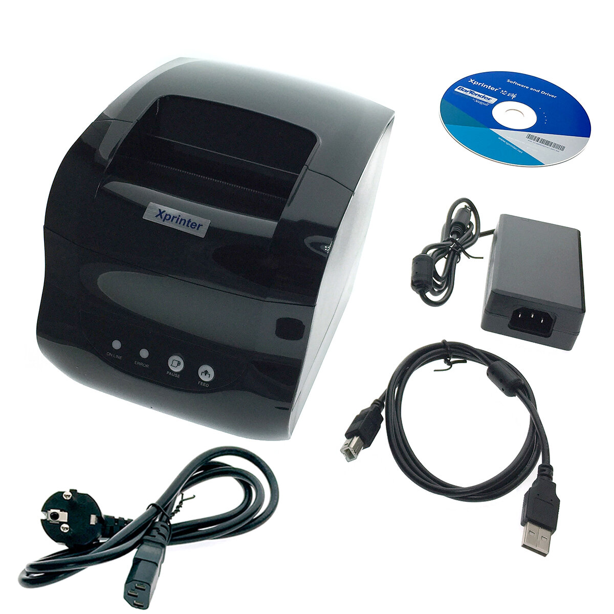Термопринтер Xprinter XP-365B USB+LAN — фото 1