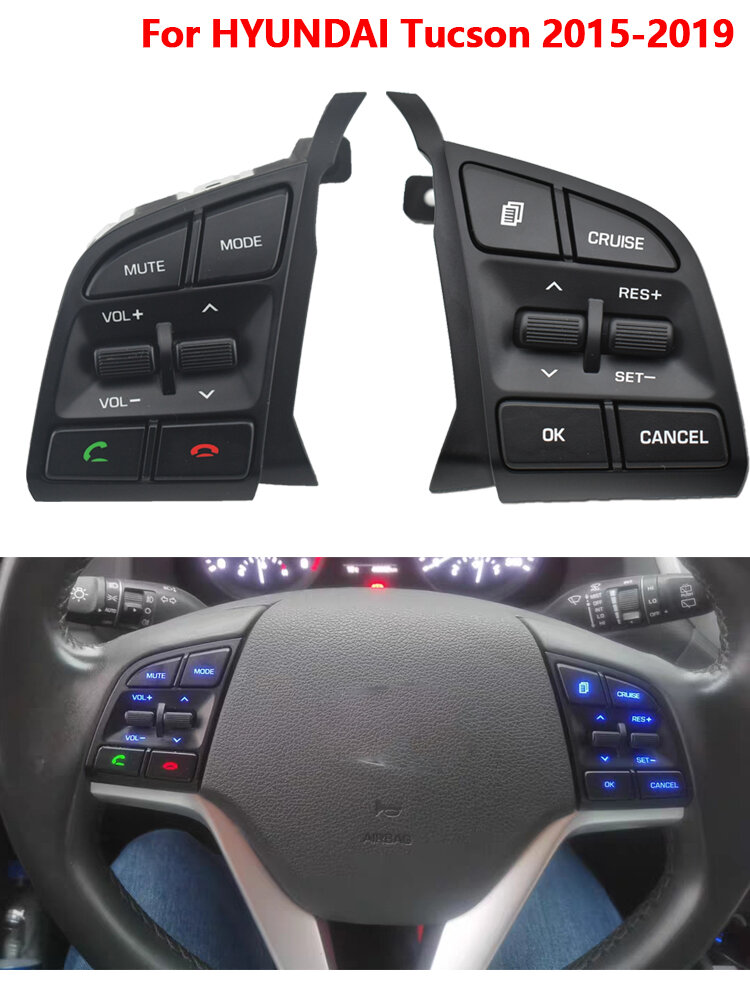 Кнопка включения круиз-контроля на рулевом колесе для Hyundai Tucson 2015 - 2019 96710D3500, автомобильные аксессуары