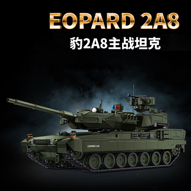 12GO98001-2 Модель немецкого сверхтяжелого танка Maus — увлекательная и познавательная игрушка-конструктор